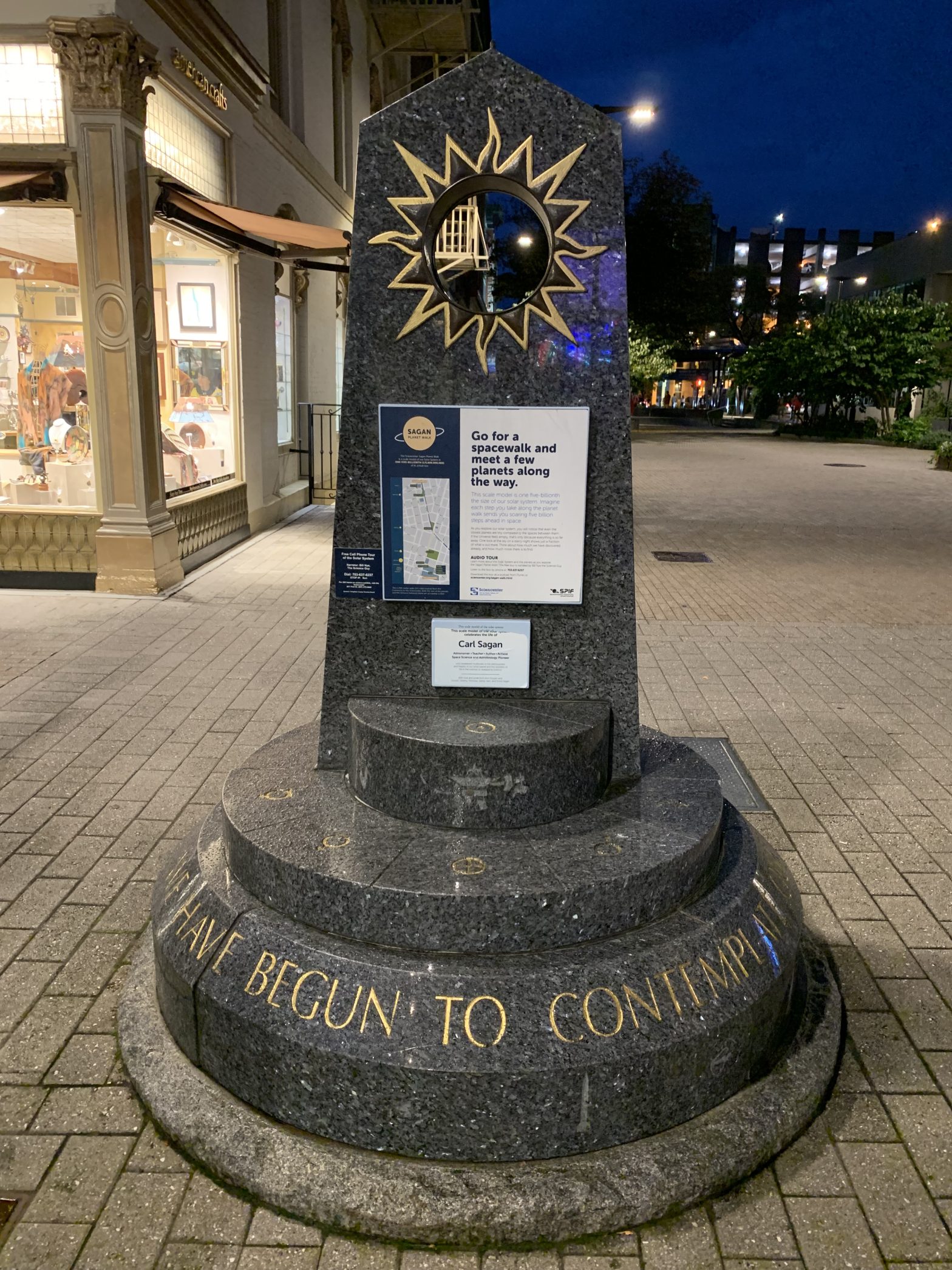 The Sagan Planet Walk Ithaca New York - Northeast Allie